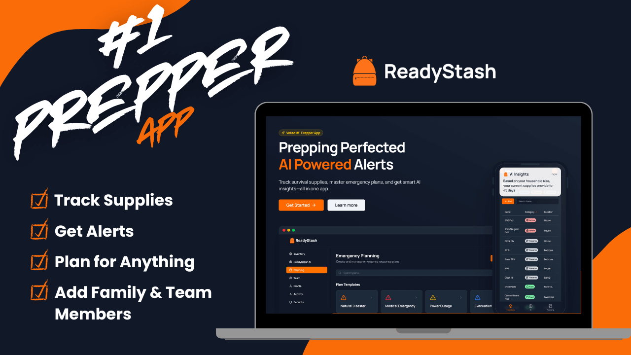 ReadyStash - Emergency Preparedness & Survival App